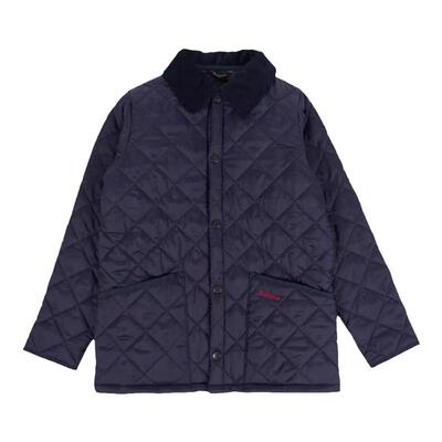 正品英国barbour菱格棉服外套女