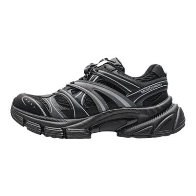 多嘴驴Donkey黑色厚底老爹鞋男潮