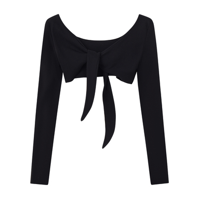 EDGII2025新款盘带披肩上衣两穿