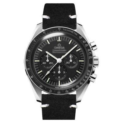 翻毛皮表带美拉德复古简约休闲手工柔软麂皮绒面真皮表带20mm22mm