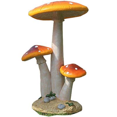 绿化仿真蘑菇公园庭院树脂工艺品