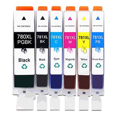 变彩PG780XL墨盒6色套装墨盒