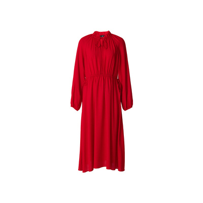 AUM羊毛直筒系带连衣裙