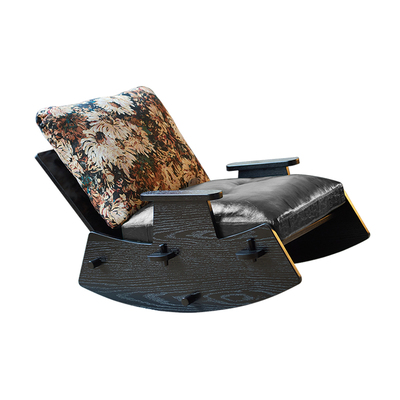 榆柳轩实木摇摇椅家用懒人沙发椅