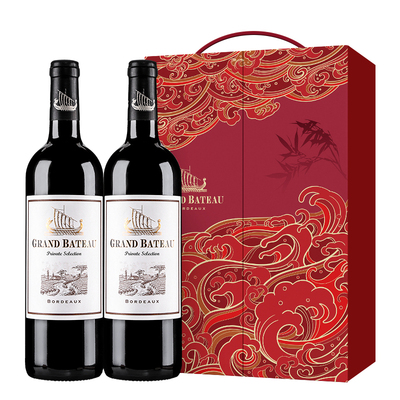 ASC小龙战舰波尔多AOC干红礼盒装