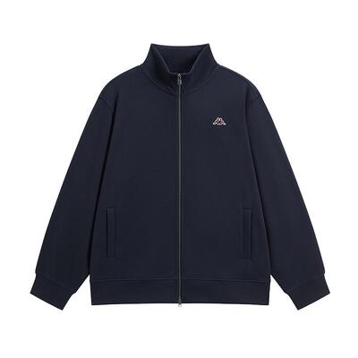 Kappa卡帕男装2025冬季新款简约时尚百搭针织立领外套K0F72WK20