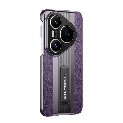 适用华为Pura80系列新款真皮外壳