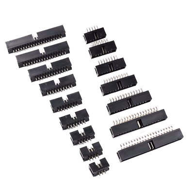 2.54mm简易牛角座jtag排线