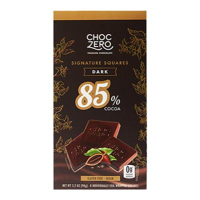 CHOCZERO零巧85%黑巧克力纯脂90g