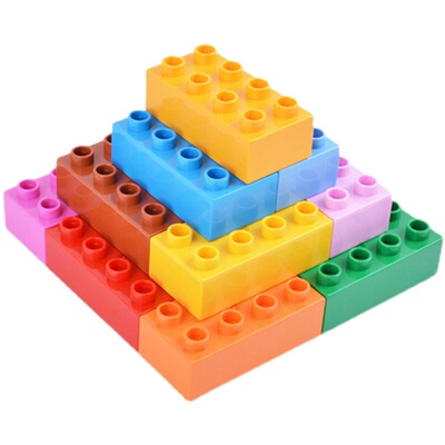 大颗粒2*4散件儿童益智拼装玩具