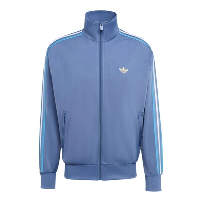 阿迪达斯三叶草男装2026春季复古立领宽松休闲运动夹克外套KD3843