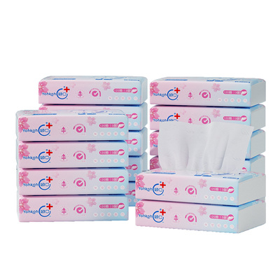 bobo保湿乳霜柔纸巾16包云柔巾婴幼儿宝宝手口抽纸120抽整箱