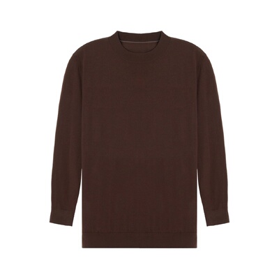 YANGVIRTUS半高领绵羊毛可机洗精纺男士羊毛衫毛衣冬