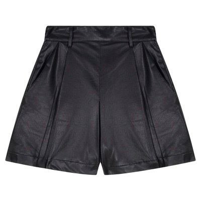 Heatherich裤子女2026春季新款日系御姐风压褶宽松A字短裤596500