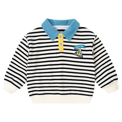 嘟嘟家儿童纯棉卫衣男女童polo衫