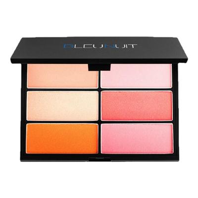 深蓝彩妆6六色腮红大容量膨胀色