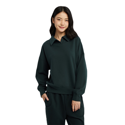 可隆女长袖POLO户外休闲韩国进口