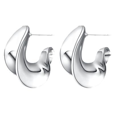 VIGG螺旋耳钉女高级感轻奢复古