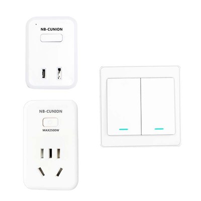 面板遥控厨余粉碎机无线开关插座