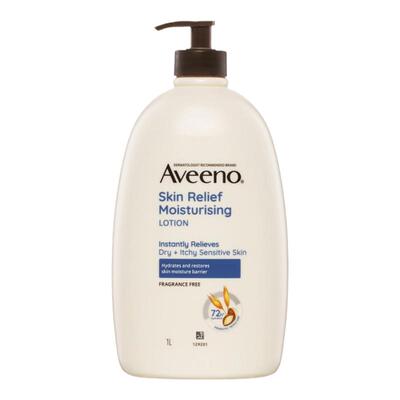 澳大利亚直邮Aveeno艾惟诺 压力舒缓保湿补水嫩肤润肤乳液1L正品