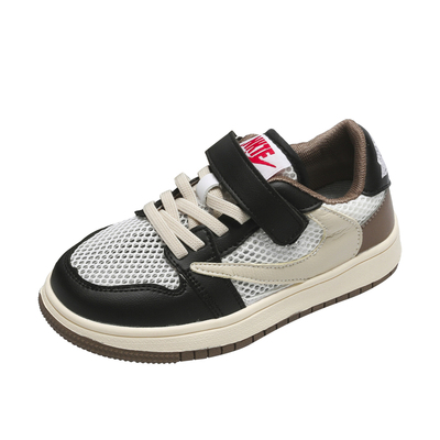 NIDZ男童防滑休闲鞋女童低帮板鞋