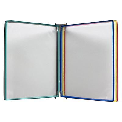 多页壁挂展示架文件夹多色可选