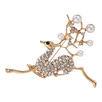 轻奢小众水钻蝴蝶结胸针