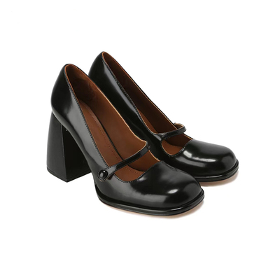 厚底玛丽珍鞋yoyiyico单鞋复古