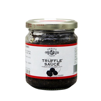 意大利进口金章黑松露黑菌酱180g调味酱西餐面包涂抹意大利拌面酱