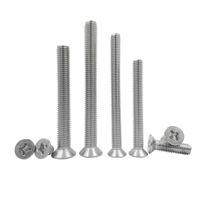 304不锈钢平头沉头十字螺丝钉