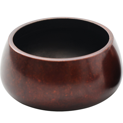 青沉宣德炉精炼黄铜小巧精致