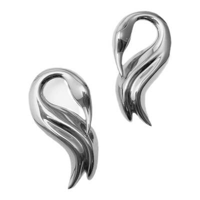 MOLISM艺术朱鹭耳饰项链