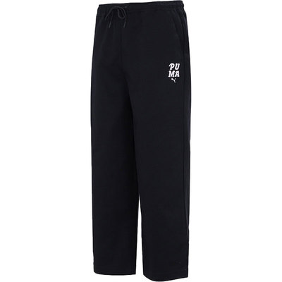 Puma/彪马官方正品休闲女子时尚运动宽松舒适阔腿长裤 536754-01