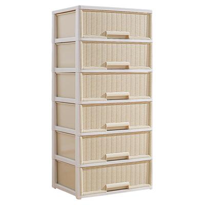 衣柜抽屉式收纳柜多层塑料储物柜宝宝儿童衣服塑料整理柜子免安装