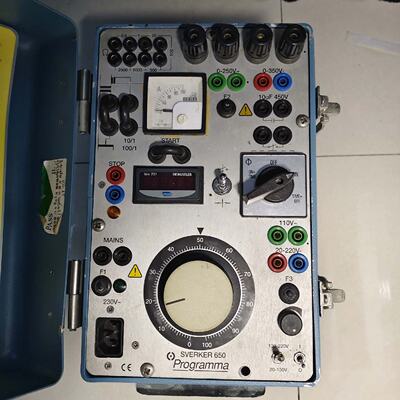 SVERKER 650 Programma 继电保护测试仪