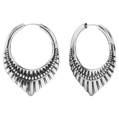 punkyouth匠心艺韵复古风格耳环925银防过敏小众艺韵气质潮搭