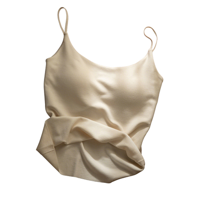 Kbra磨毛保暖吊带背心女士