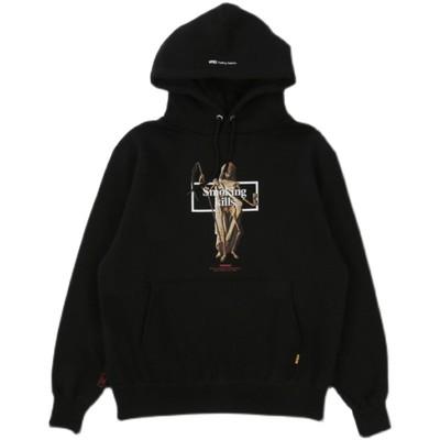 FR2卫衣帽衫潮流印花连帽