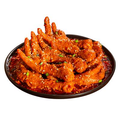 品品逗嘴香辣麻酱鸡爪500g