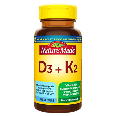 美国进口维生素d3+k2成人维生素k