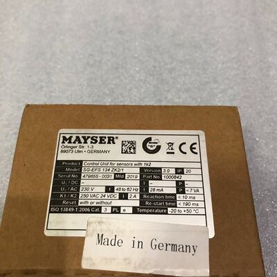 溢价-MAYSER安全继电器 SG-EFS 134 ZK2/1 2