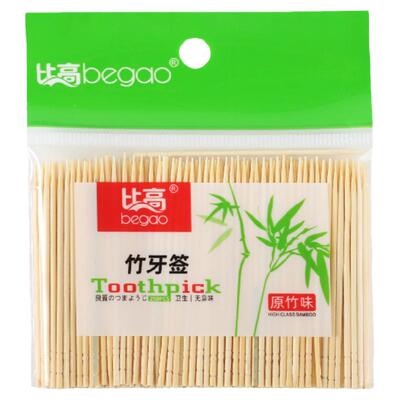 细牙签1000支装比高酒店便携袋装