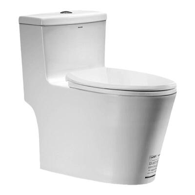 微晶自洁釉面法恩莎喷射虹吸马桶