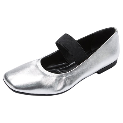 莱尔斯丹方头玛丽珍平底单鞋女鞋