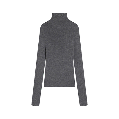 AmazingSong羊毛高领无缝打底衫