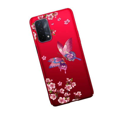 唯美款彩蝶桃花磁吸手机壳