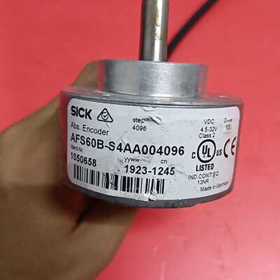 西克编码器AFS60B-S4AA004096，设备拆机，成色