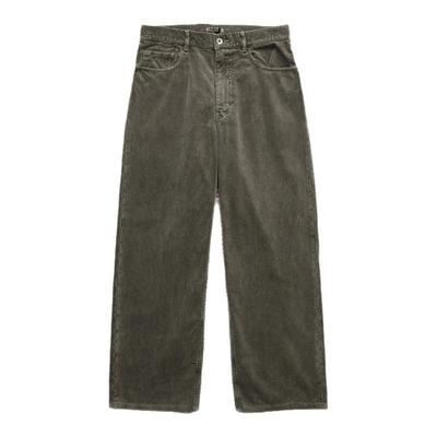 AURALEE成衣水洗灯芯绒休闲裤