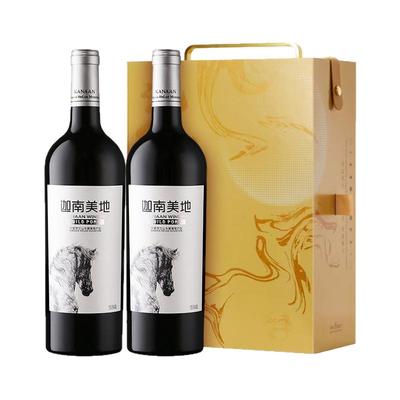 迦南美地小野马赤霞珠干红礼盒装