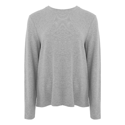 WellD云朵空气感  基本款纯色打底T恤女宽松休闲基础百搭长袖上衣